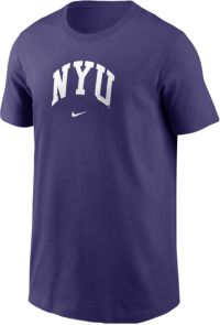 Nike Youth NYU Violets NYU Purple Core Cotton Arch Wordmark T-Shirt ...
