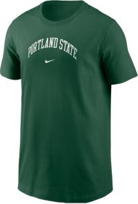 Nike Youth Portland State Vikings Green Core Cotton Arch Wordmark T ...