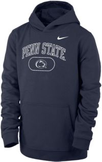 Nike Youth Penn State Nittany Lions Blue Club Fleece Pill Arch Wordmark ...