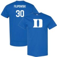 Campus Ink Men's Duke Blue Devils #30 Duke Blue Kyle Filipkowski Jersey ...