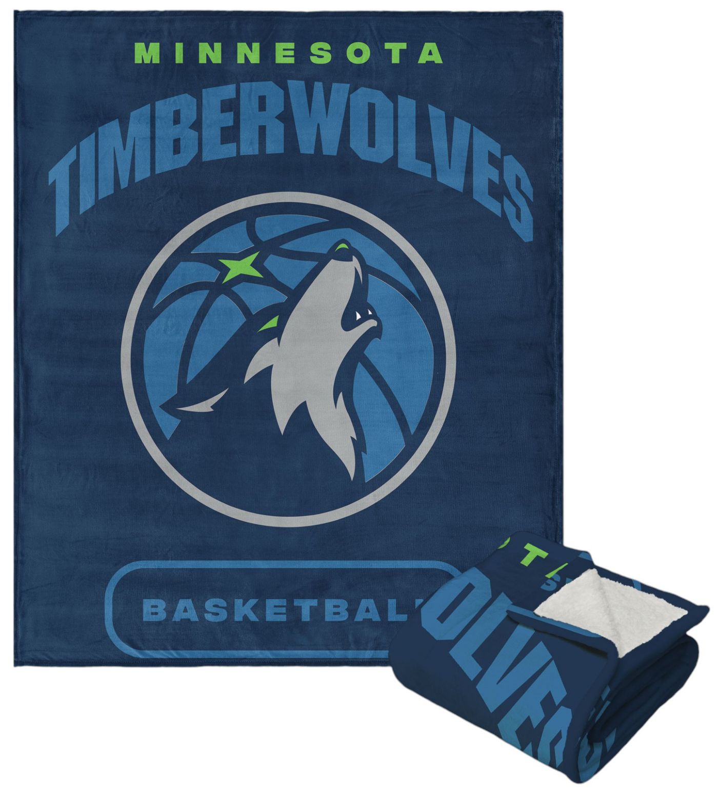 TheNorthwest Minnesota Timberwolves Silk Touch Sherpa Blanket | Dick's ...