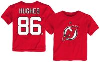 NHL Toddler New Jersey Devils Jack Hughes #86 Red T-Shirt | Dick's ...