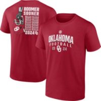 NCAA Men's Oklahoma Sooners Crimson Football Schedule T-Shirt | Dick's ...