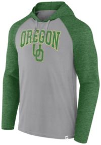 NCAA Men's Oregon Ducks Grey Quality Hooded Long Sleeve T-Shirt | Dick ...