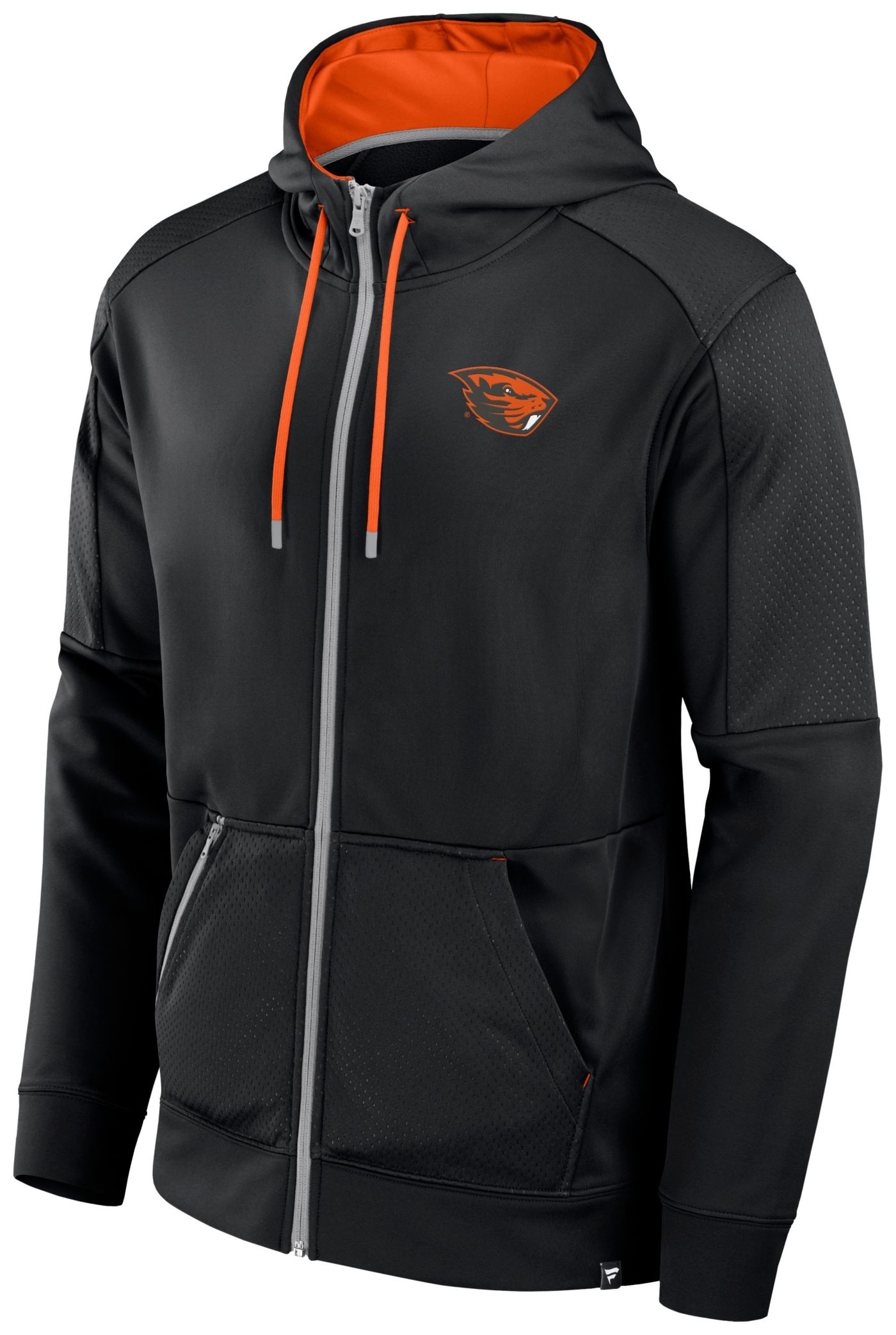 NCAA Men's Oregon State Beavers Black Defender Full-Zip Hoodie | Dick's ...