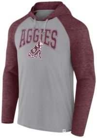 NCAA Men's Texas A&M Aggies Grey Quality Hooded Long Sleeve T-Shirt ...