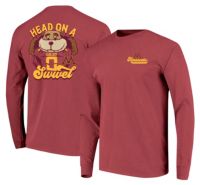 Image One Men's Minnesota Golden Gophers Red Mascot Swivel Long Sleeve ...