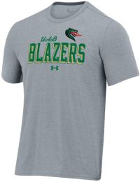 Under Armour Men's UAB Blazers Heather Grey All Day T-Shirt | Dick's ...