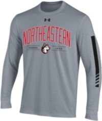 Under Armour Men's Northeastern Huskies Grey Performance Cotton Long ...