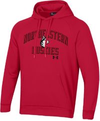 Under Armour Men's Northeastern Huskies Red Rival Fleece Hoodie | Dick ...