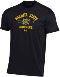 Under Armour Men's Wichita State Shockers Black Performance Cotton T ...