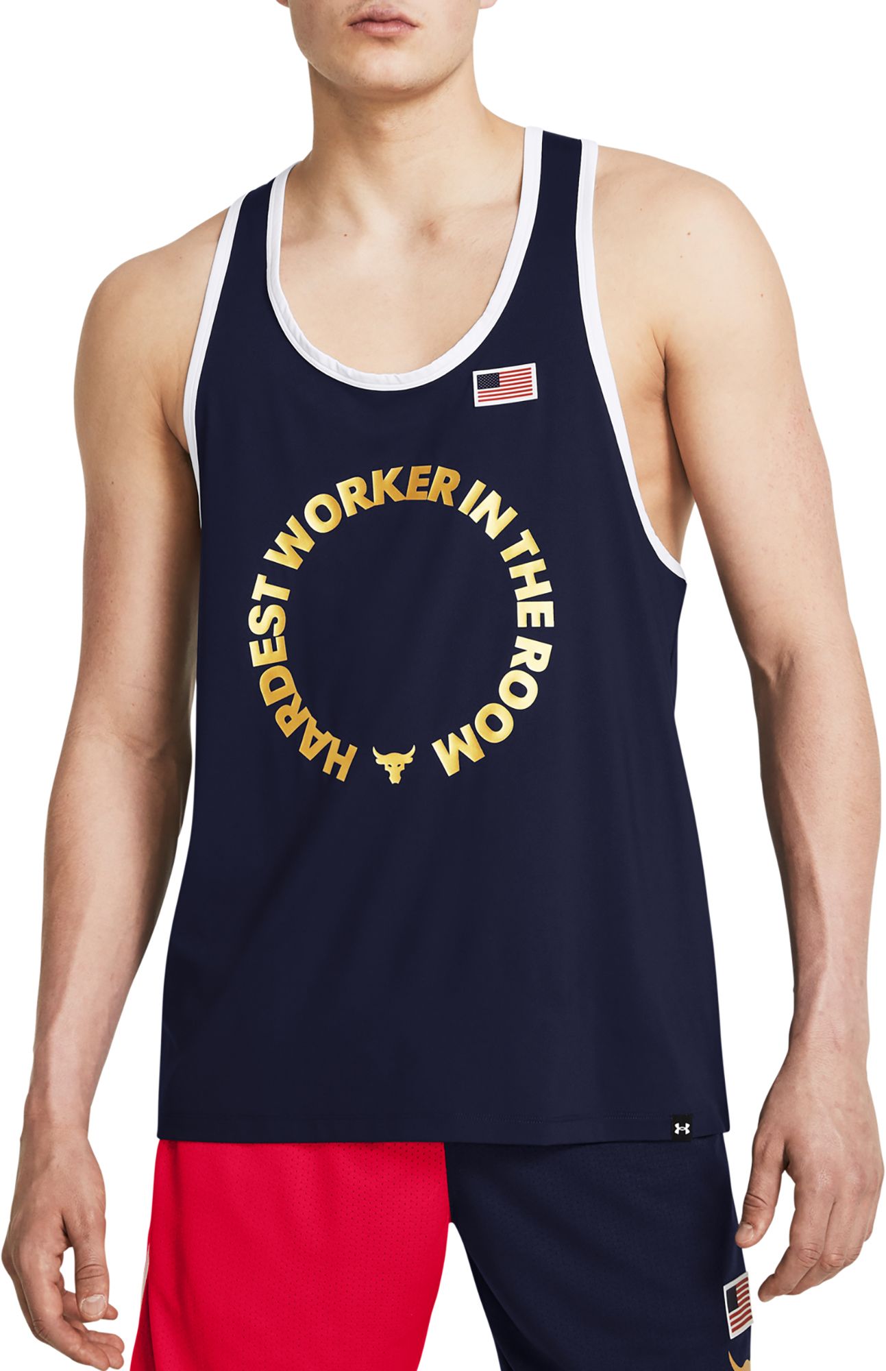 Under Armour Men's Project Rock Rwb Iso-Chill Tank Top International ...