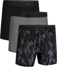 Under Armour Men's Performance Tech Mesh 6” Printed Boxer Briefs – 3 ...