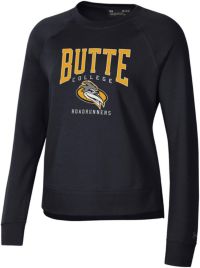 Under Armour Women's Butte College Roadrunners Black Rival Fleece Crew ...