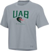 Under Armour Women's UAB Blazers Heather Grey All Day T-Shirt | Dick's ...