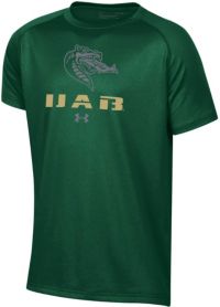 Under Armour Youth UAB Blazers Forest Green Tech Performance T-Shirt ...