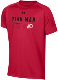 Under Armour Youth Utah Utes Red Tech Performance T-Shirt | Dick's ...