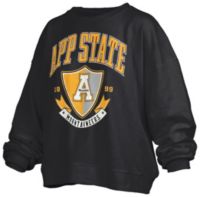 Pressbox Women's Appalachian State Mountaineers Black Buckler Crew ...
