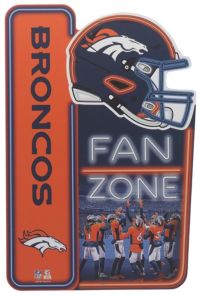 Open Road Denver Broncos Fan Zone Sign | Dick's Sporting Goods