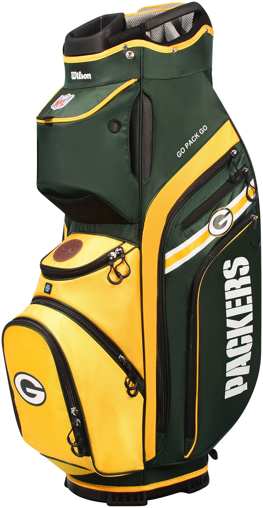 Wilson Green Bay Packers Cart Bag - Simolary