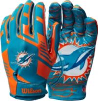 Wilson Youth Miami Dolphins Stretch Fit Gloves | Dick's Sporting Goods