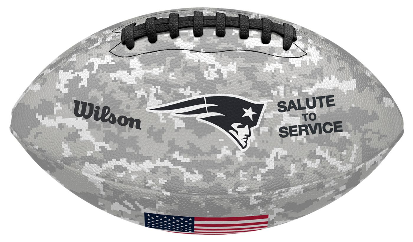 Wilson New England Patriots Salute To Service 2024 Full-Size Football ...