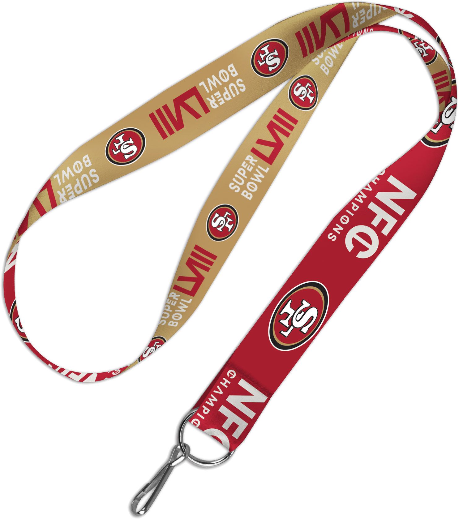 Wincraft 2024 Super Bowl Lviii Bound San Francisco 49ers Lanyard - Big ... Wincraft 2024 Super Bowl Lviii Bound San Francisco 49ers Lanyard - Big ...
