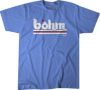 BreakingT Men's Philadelphia Phillies Light Blue Bohm Bomb T-Shirt ...