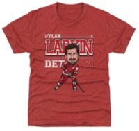 500 Level Youth Detroit Red Dylan Larkin #71 Cartoon Red T-Shirt | Dick ...