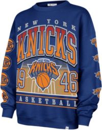 '47 Women's New York Knicks Blue Go Big Oversized Crewneck Sweatshirt ...