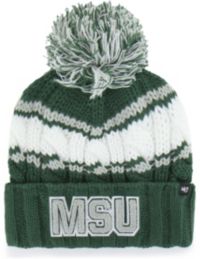 '47 Women's Michigan State Spartans Dark Green Emma Cuffed Knit Pom ...