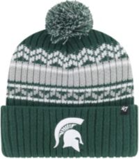 '47 Youth Michigan State Spartans Dark Green Kids Vortex Cuffed Knit ...