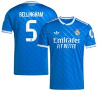 adidas Adult Real Madrid Jude Bellingham #5 Third Replica Jersey | Dick ...