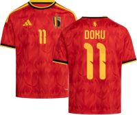 adidas Youth Belgium Jeremy Doku #11 2026 Home Replica Jersey | Dick's ...