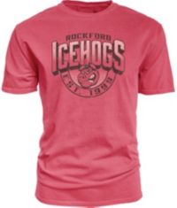 Blue 84 Adult Rockford Icehogs Red Graphic Logo T-Shirt | Dick's ...