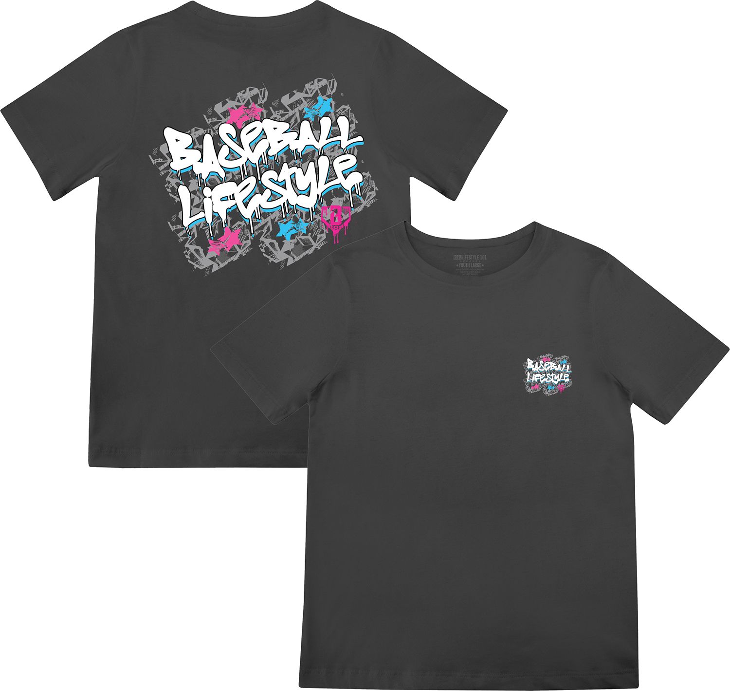 Baseball Lifestyle 101 Boys' Graffiti Crown Shirt | Dick's