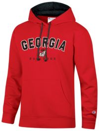 Champion Men's Georgia Bulldogs Red Stadium Promo Pullover Hoodie ...