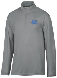Champion Men's North Carolina Tar Heels Grey Micro Mesh Promo Quarter ...