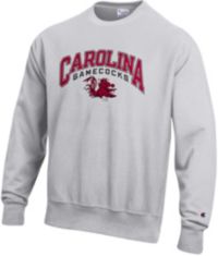 Champion Men's South Carolina Gamecocks Grey Weave Crew Neck Sweatshirt ...