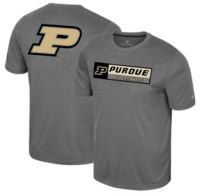 Colosseum Men's Purdue Boilermakers Heather Charcoal Twin T-Shirt ...