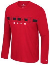 Colosseum Men's Utah Utes Red Bar Long Sleeve T-Shirt | Dick's Sporting ...