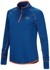 Colosseum Women's Florida Gators Royal Micro Mesh Promo Quarter-Zip ...