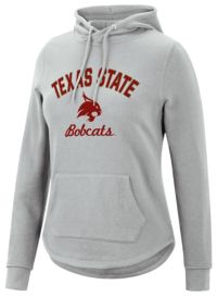 Colosseum Women's Texas State Bobcats Grey Pullover Hoodie | Dick's ...