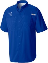 Columbia Men's Indianapolis Colts Blue Tamiami Short Sleeve Shirt ...