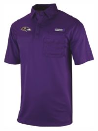 Columbia Men's Baltimore Ravens Purple Flycaster Polo | Dick's Sporting ...