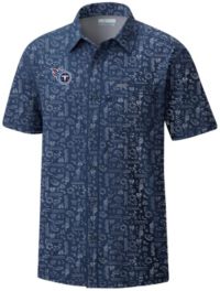 Columbia Men's Tennessee Titans Blue Slacktide Short Sleeve Shirt ...