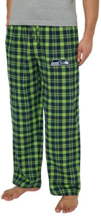 Concepts Sport Men's Seattle Seahawks Navy Hawthorn Flannel Sleep Pants ...