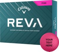 Callaway Women's 2025 REVA Pink Personalized Golf Balls | Golf Galaxy