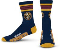 For Bare Feet Adult Denver Nuggets 4-Stripe Deuce Socks | Dick's ...