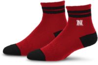 For Bare Feet Adult Nebraska Cornhuskers Stripe Cozy Socks | Dick's ...